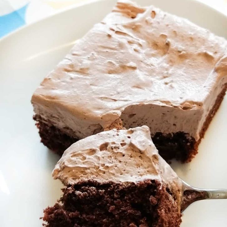 Keto Chocolate Cake with Whipped Cream Icing | Lazy Girl Blog